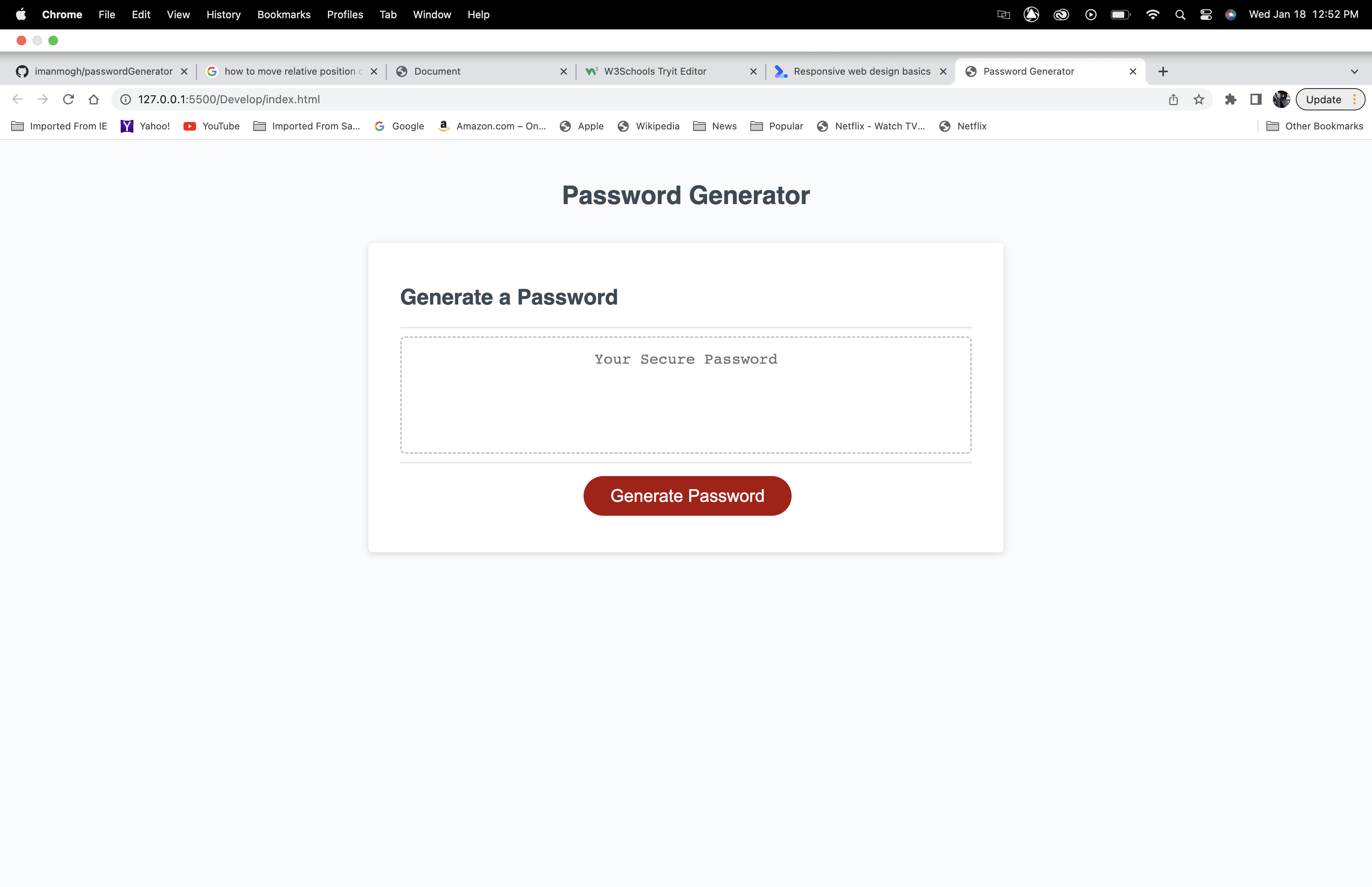 React App